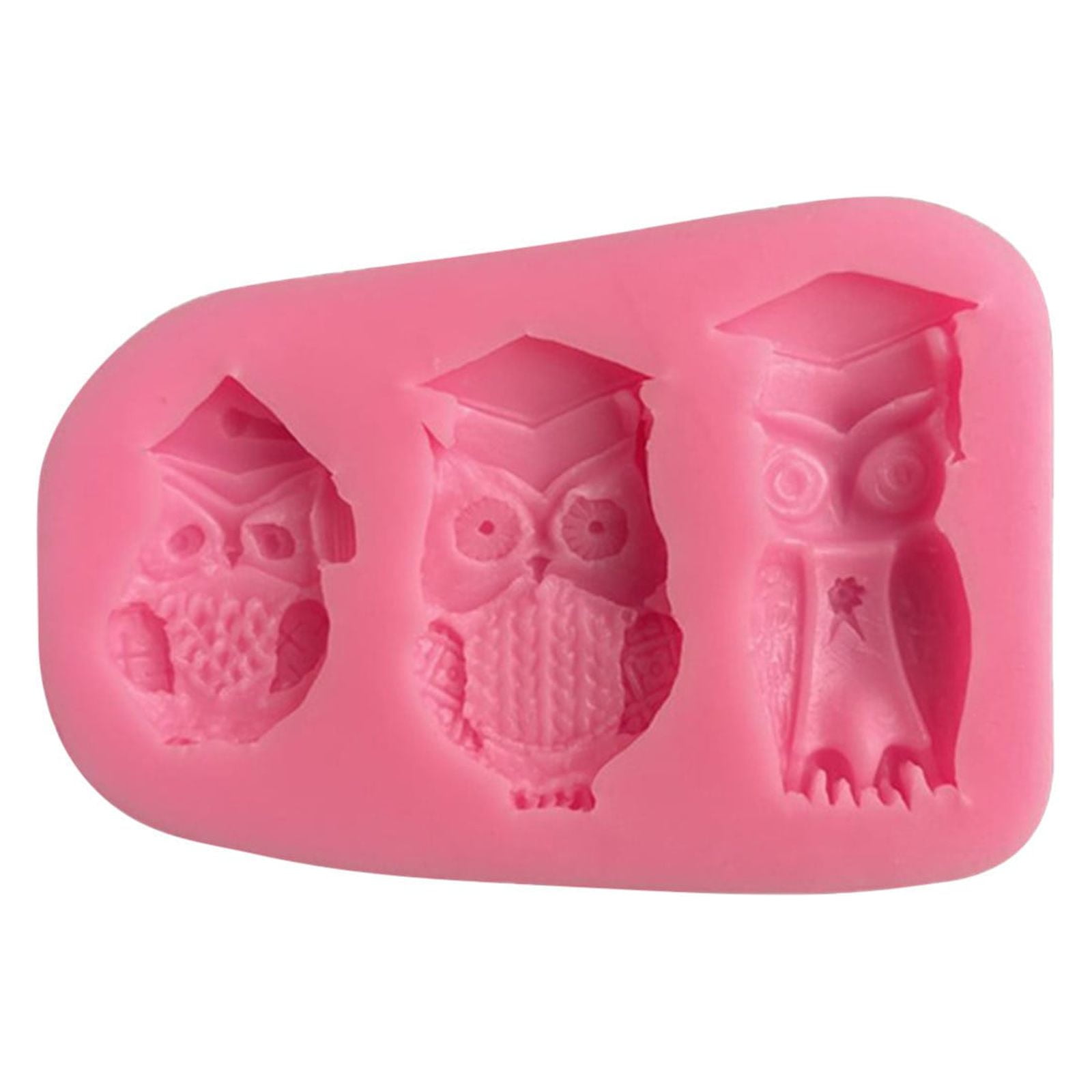 BCZHQQ Graduation Molds Silicone,Graduation Fondant Molds With Owl Grad ...
