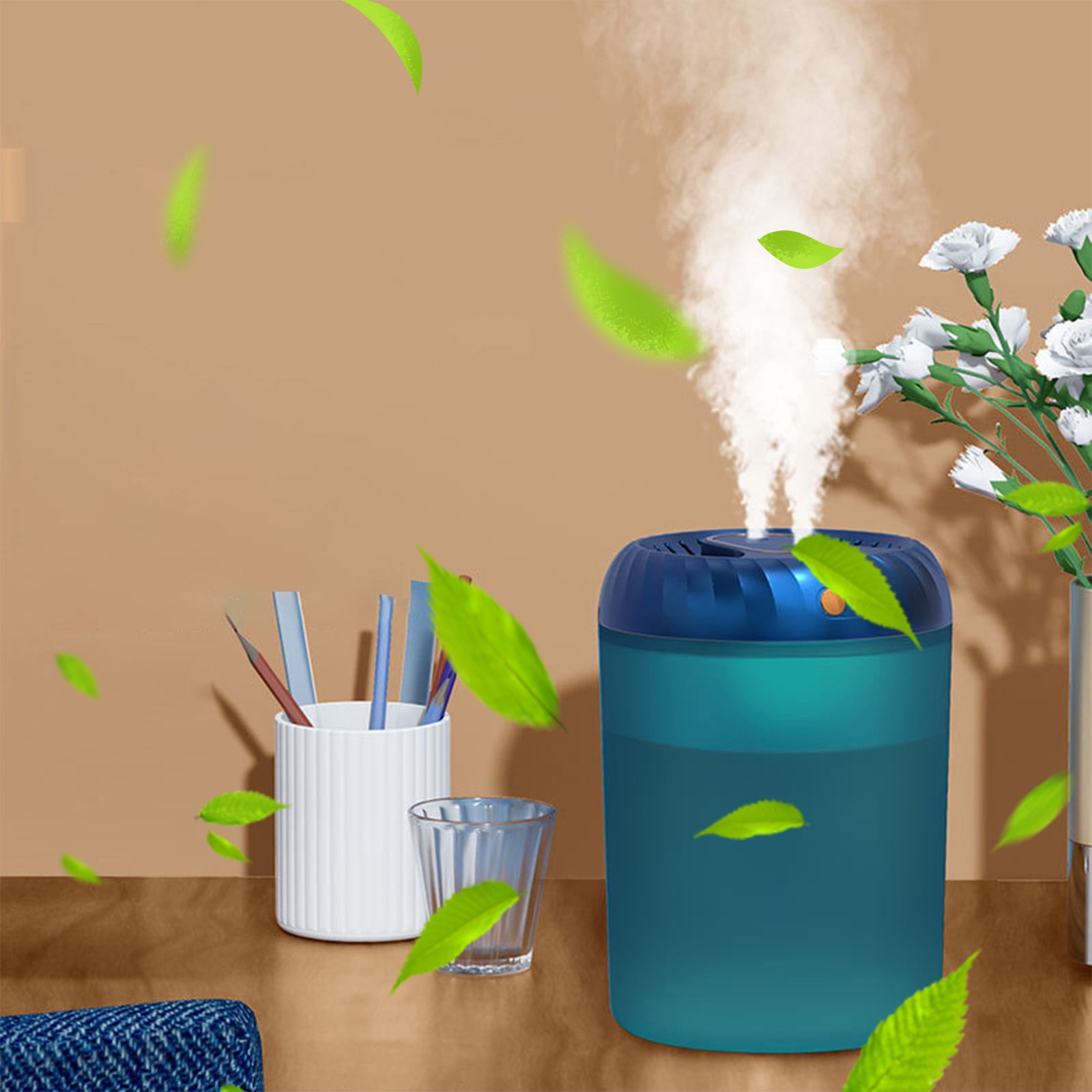 BCZHQQ Humidifiers for Bedroom Home,3L Cool Mist Top-Fill 30H Super ...