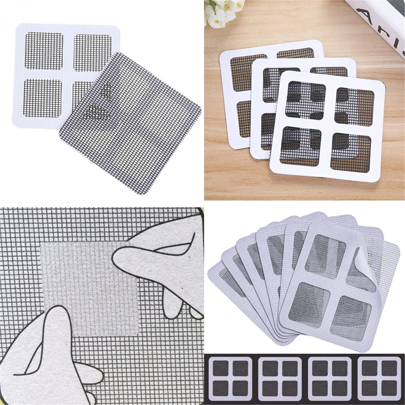 BCZHQQ Window Screen Repair Patches,Screen Door Replacement Repair Kit ...