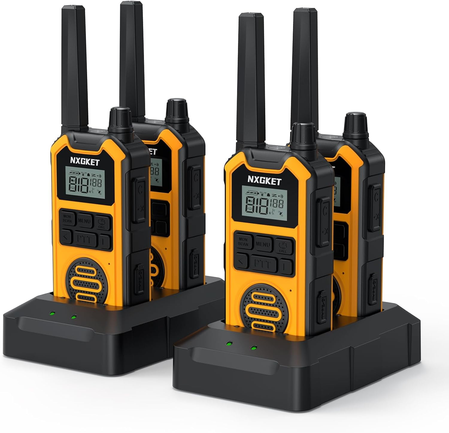 BD-01 Heavy Duty Walkie Talkies, 2 Way Radio Long Range Advanced Triple ...