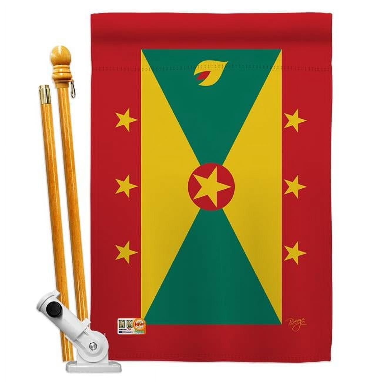 BD-CY-HS-108369-IP-BO-D-US15-BD 28 x 40 in. Grenada Flags of the World ...