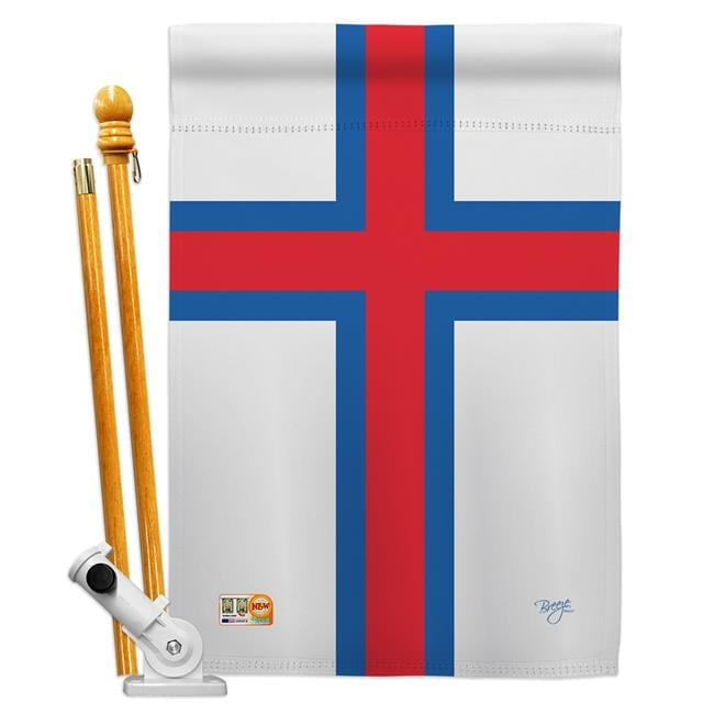 BD-CY-HS-108376-IP-BO-D-US15-BD 28 x 40 in. Faroe Islands Flags of the ...