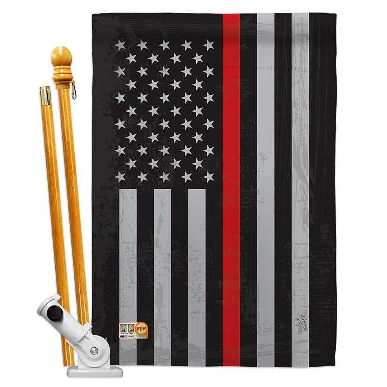 BD-MI-HS-108383-IP-BO-D-US16-BD 28 x 40 in. US Red Stripe Americana ...