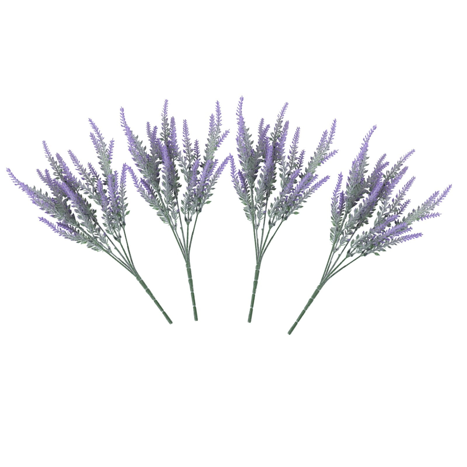 BDDVIQNN Household Imitation 4 Bushes FLOWER ARRANGEMENTS Lavender ...
