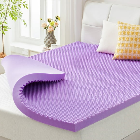Egg Shell and Egg Crate Mattress Toppers for Comfortable Sleep