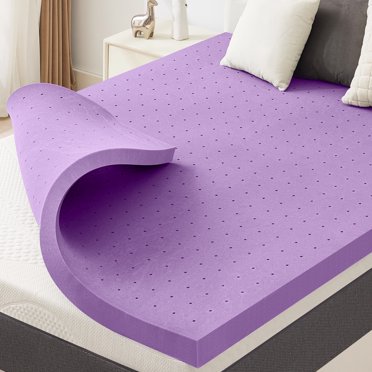 EDX Queen Memory Foam Mattress Topper，3 Inch Gel Memory Foam Bed Memory ...