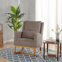 Baxton Studio Waldmann Mid-Century Modern Grey Fabric Upholstered ...