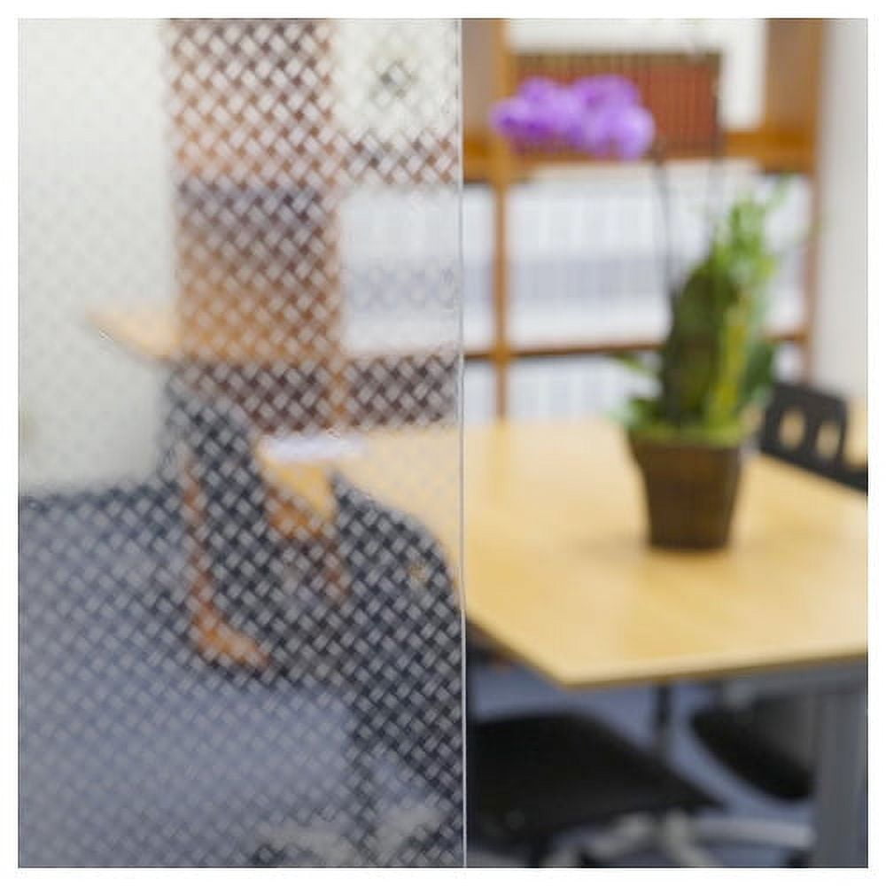 BDF 4ETCWS Etched Cross Weave (Small Tie) Decorative Window Film 25in X ...