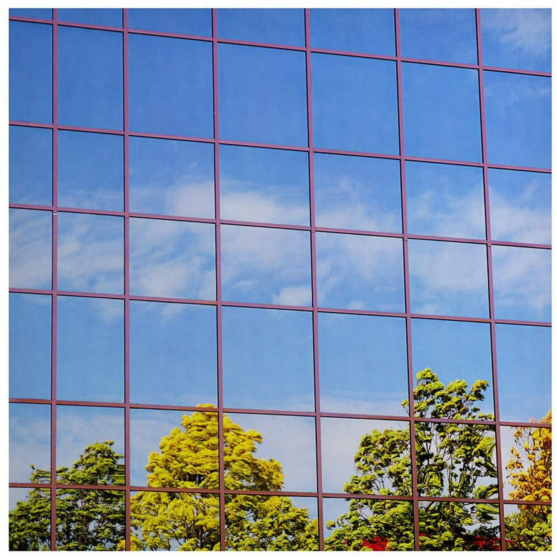 BDF EXS15 Exterior Window Film Daytime Privacy and Sun Control Silver ...