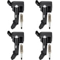 BDFHYK Ignition Coils UF802 and Iridium Spark Plug 91970 Compatible ...