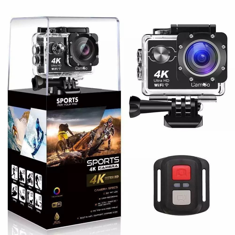 BDI 4K HD Sports Action Camera with Wi-Fi & Remote - Walmart.com