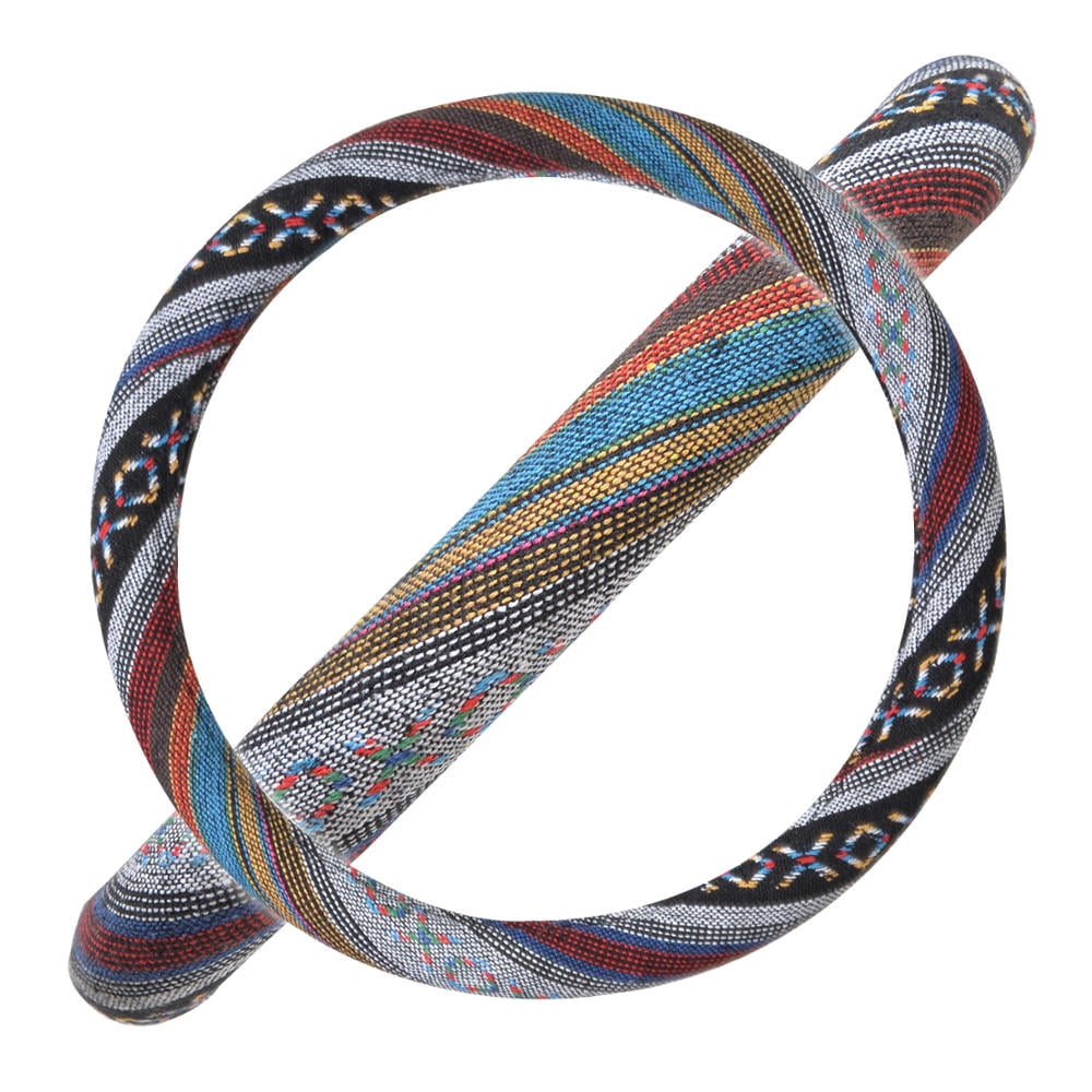 BDK Blue Woven Saddle Blanket Steering Wheel Cover for Cars SUV Van ...