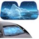 BDK Design Auto Auto Shade for Car SUV Truck, Keep it Cool with Blue ...