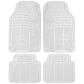 ZoneTech All Weather Clear Car Floor Mats, 4-Piece Set, Heavy Duty ...