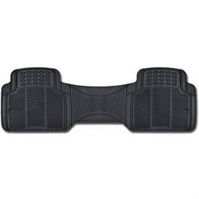 BDK Heavy Duty Diamond Complementary Rubber Rear Floor Mats Liners, All ...