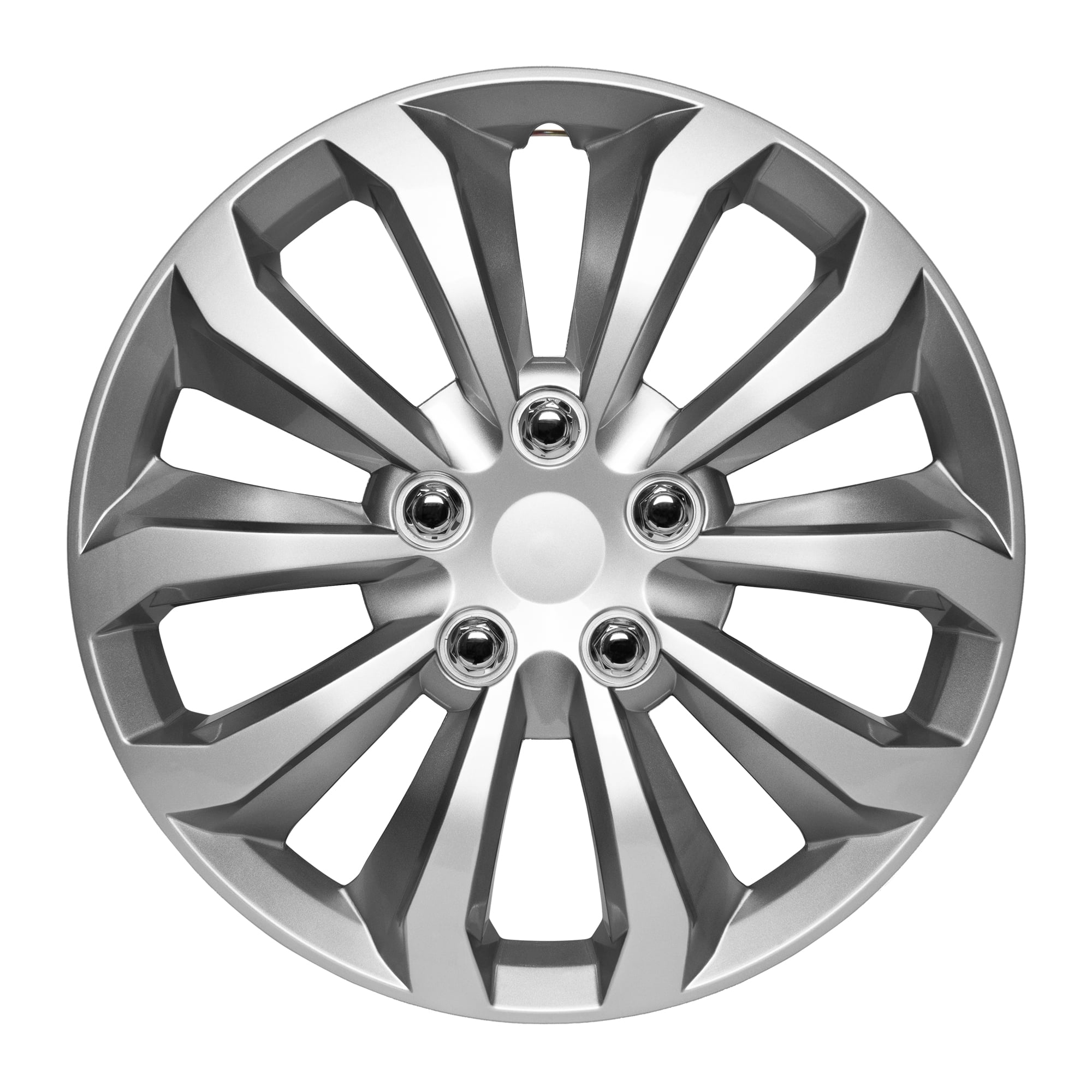 Wheel Covers Matte Black Hubcaps (Set Of 4) - Snap-On Design For 2006 ...
