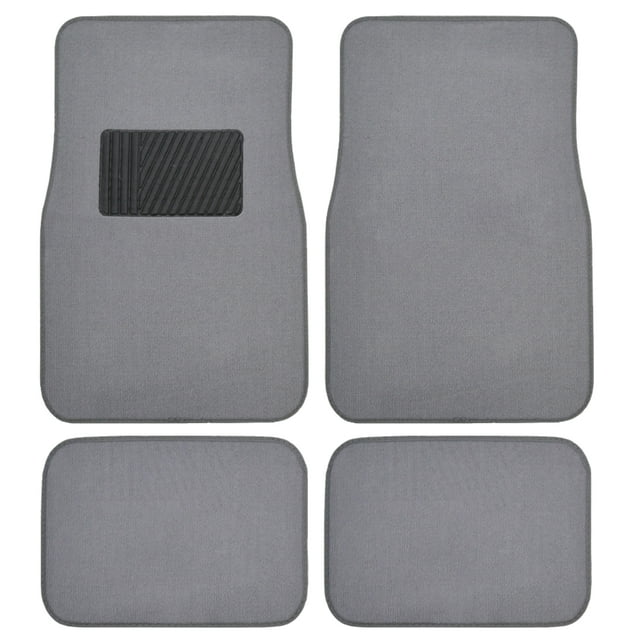 BDK MT-100-LG Classic Carpet Mats for Car SUV Van and Truck-Universal ...