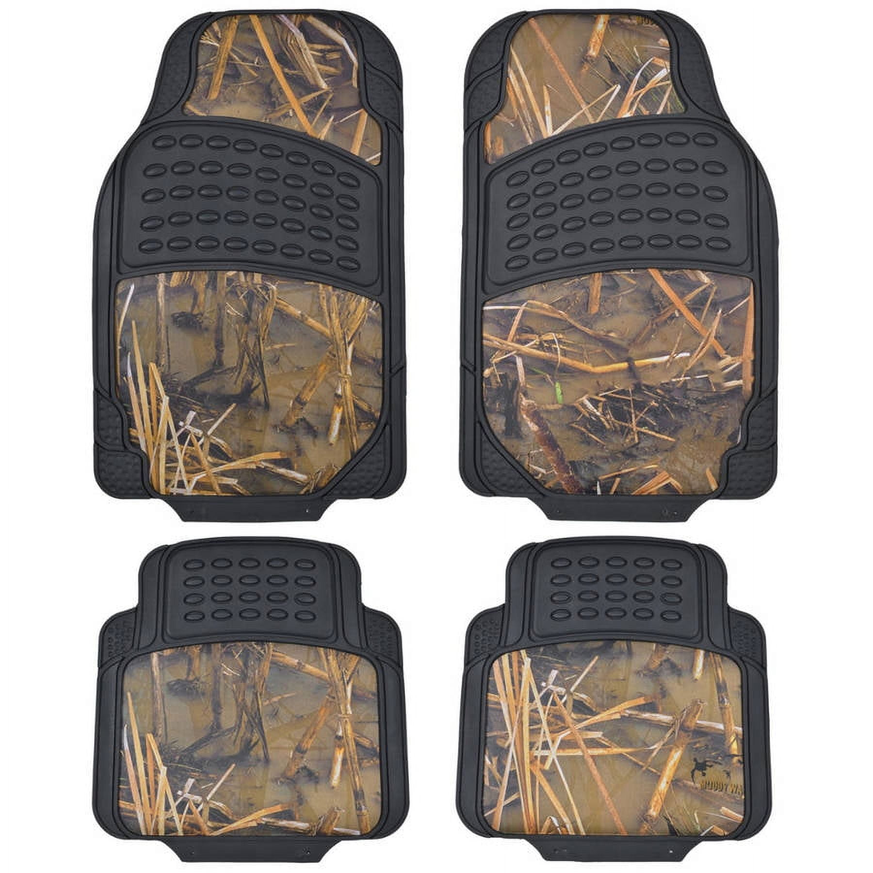 BDK Muddy Water Heavy Duty Rubber Car Floor Mats, 4pcS,, Front and Rear ...