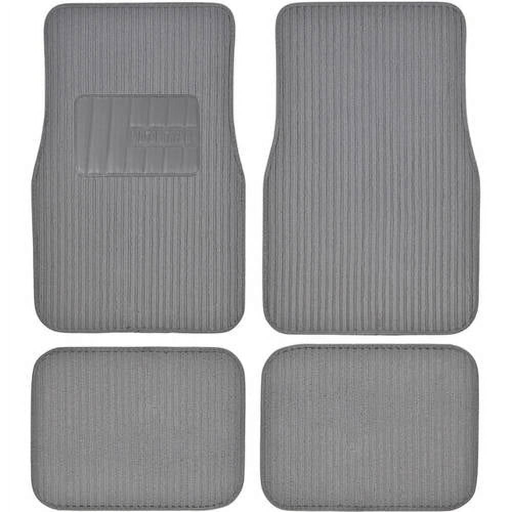 BDK Premium Corrugated Ribbed Carpet Floor Mats, Extra Thick Carpet ...