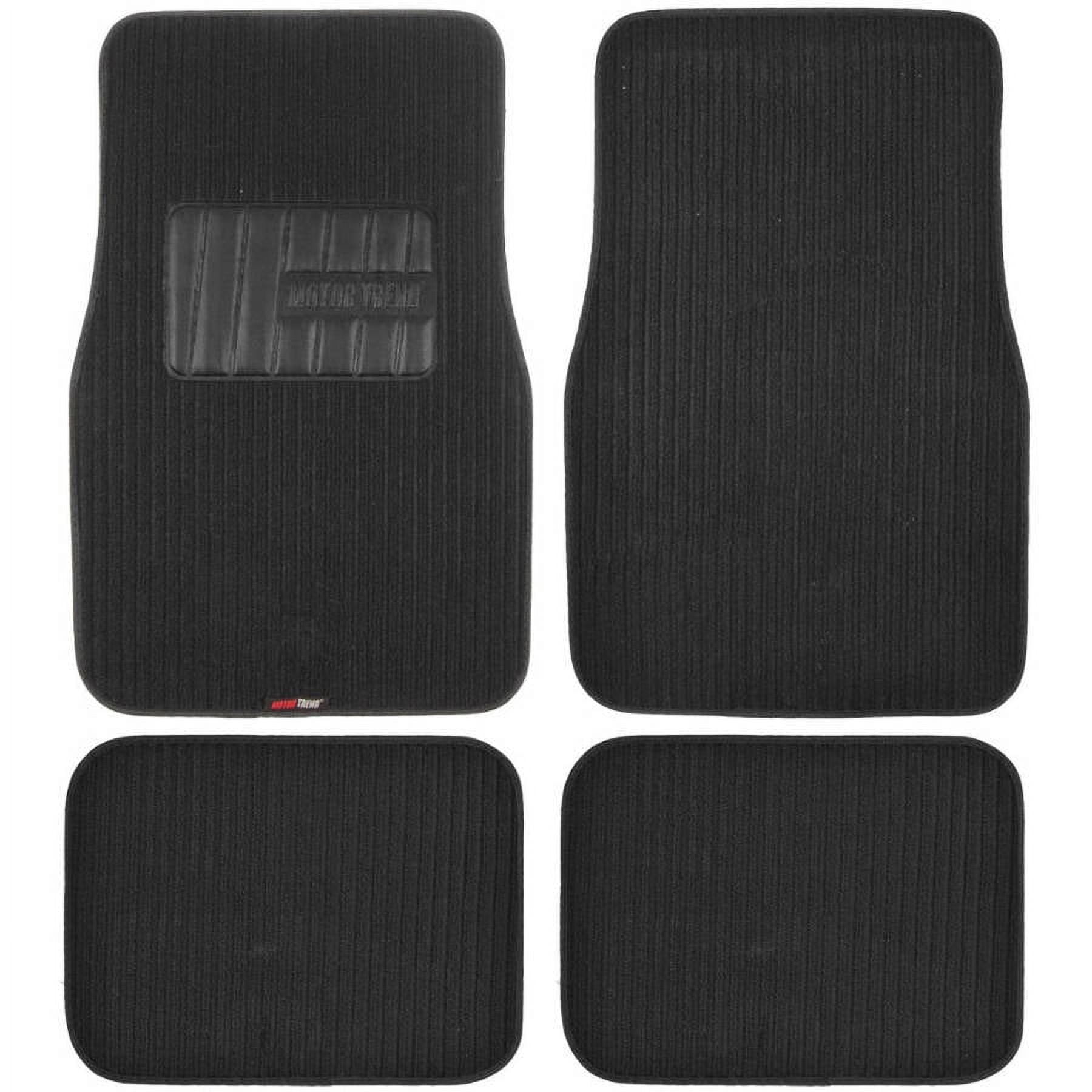 BDK Premium Corrugated Ribbed Carpet Floor Mats, Extra Thick Carpet ...