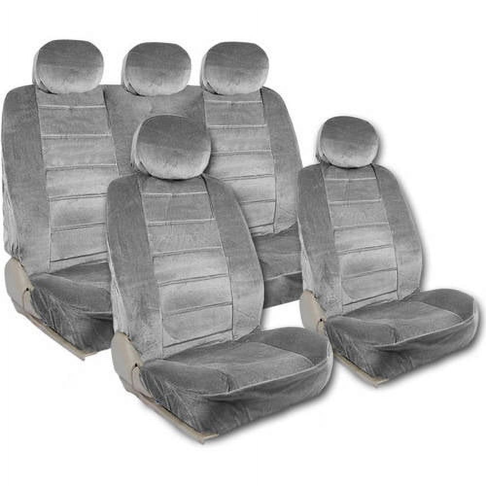 BDK Regal Extra Large Car Seat Covers,, 9 Pieces, Front and Rear Full ...