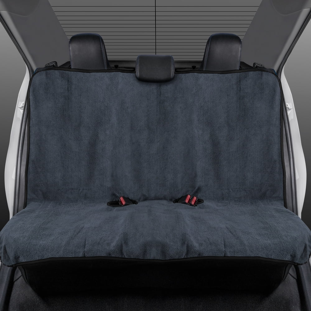 BDK UltraFit Car Seat Towel Cover Rear Bench with Black Trim Waterproof ...