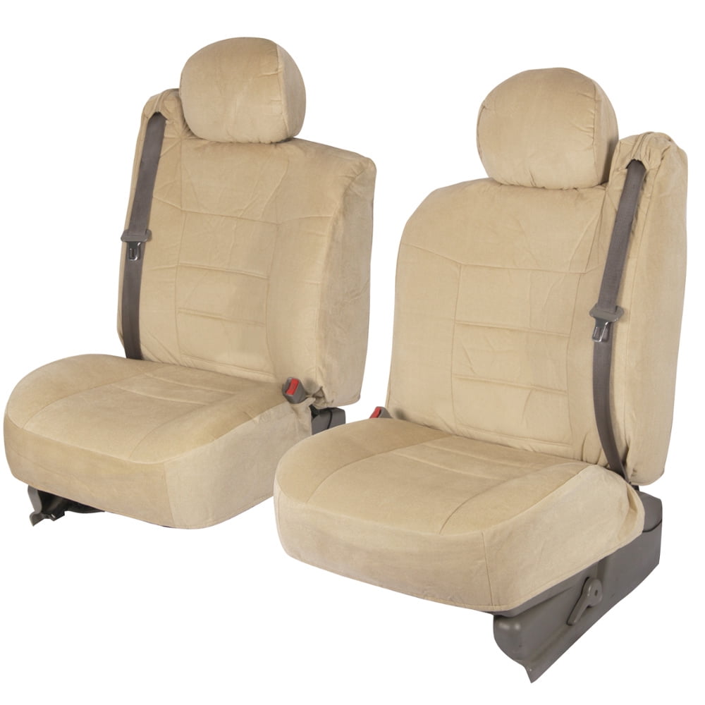 BDK Velour Fabric 2-Pack Front Seat Covers for Pick-Up Trucks, Trucks ...