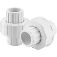 BDKWID-1/2" PVC Union Coupling Pipe Fitting, PVC Adapter (Socket x ...