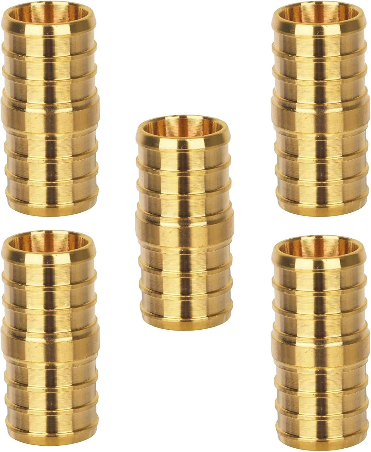 BDKWID-1/2" Pex Coupling, Pex Fittings, Heavy-Duty Brass Crimp Fittings ...