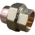BDKWID-(1-Pack) Plumbing 1/2" C X C Copper Union, Copper Union Fitting ...