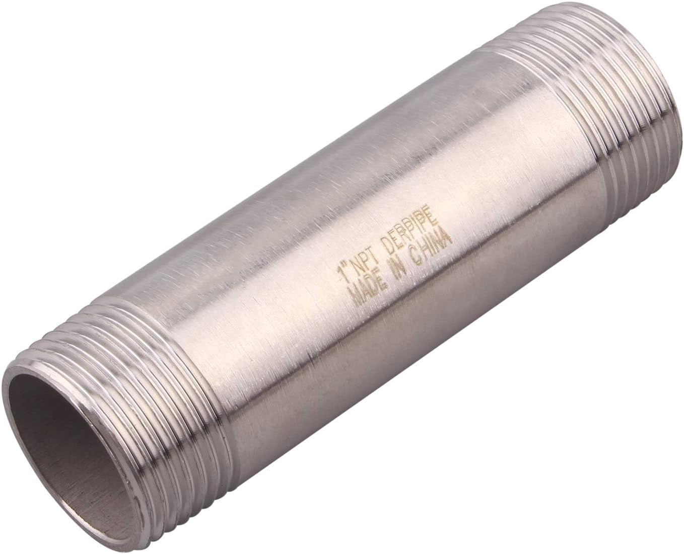 BDKWID-1" X 1" NPT Male Nipple Stainless Steel 304 Cast Pipe Coupling ...