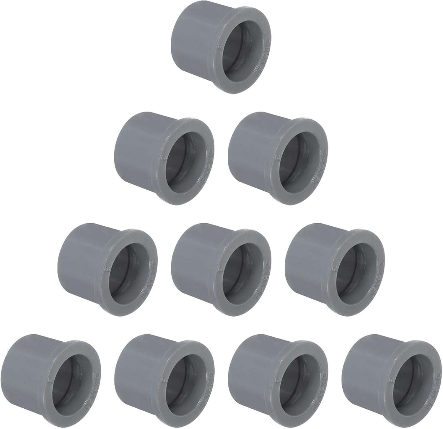 BDKWID-10 Pcs PVC DWV Reducer Bushing 3/4" x 1/2"(Socket x Socket ...