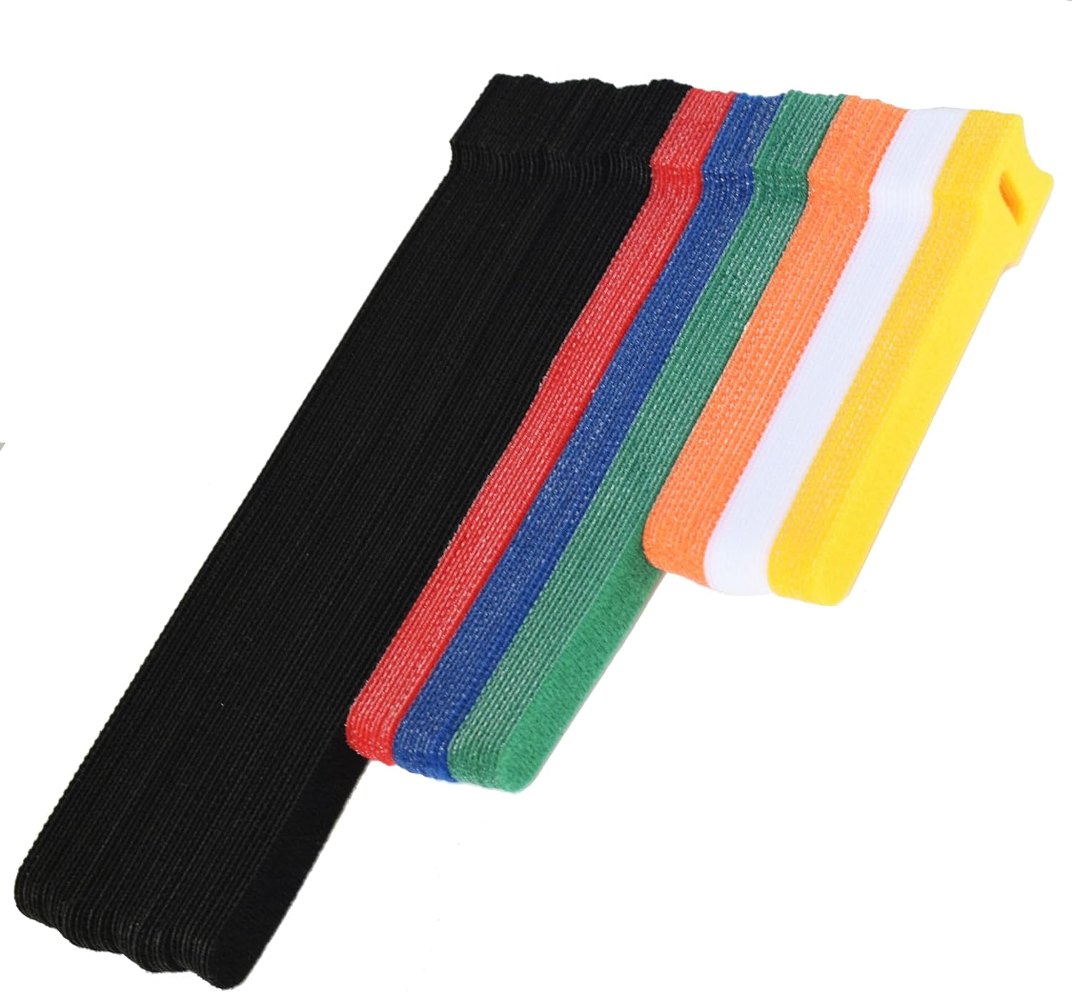 BDKWID-100PCS Cable Tie Assorted sizes 8inch 6inch 4inch, 3 Sizes ...