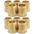 BDKWID-10pcs 1/8" NPT Male Solid Brass Pipe Plug adapter Outer Hex ...