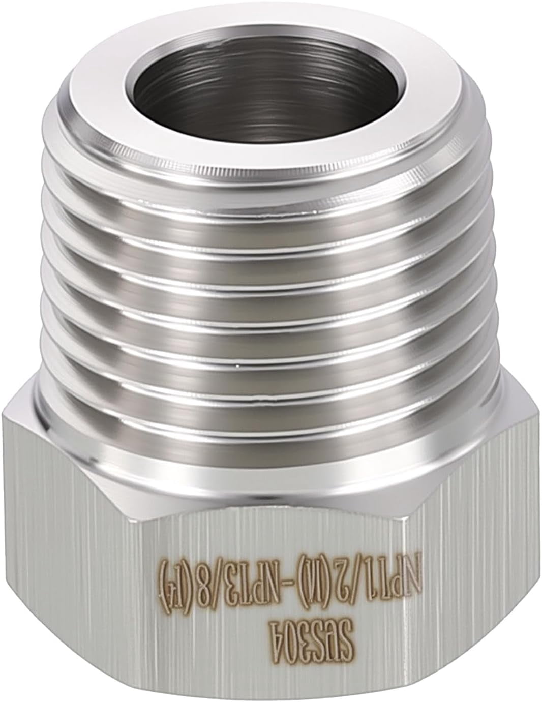 BDKWID-1PCS 1/2" Male NPT x 3/8" FeMale NPT Thread 304 Stainless Steel ...