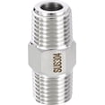 BDKWID-1PCS M16-1.5 Male x M16-1.5 Male Thread 304 Stainless Steel Hex ...