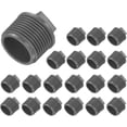 BDKWID-20 Pcs PVC Pipe Male Thread Plug G1" Threaded NPT Plugs Pipe End ...