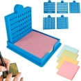 BDKWID-2025 New Sticky Note Stencil, Sticky Note Holder with Five ...