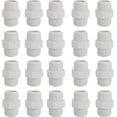 BDKWID-20PCS 3/4" PVC Coupling Adapter, NPT Male to Male Thread ...