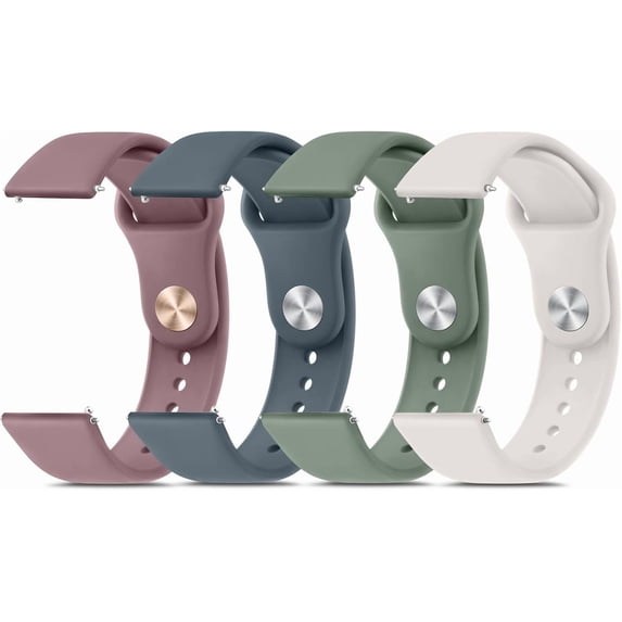 BDKWID-20mm 22mm Watch Bands Quick Release Replacement Wristband, 4 ...