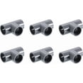 BDKWID-20mm PVC Tee, 6 Pcs 3 Way Elbow Connector Furniture Grade PVC ...