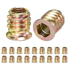 Furniture Screw-In Inserts and Fasteners for Secure Wood Assembly