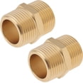 BDKWID-2pcs 3/4 inch G Female x 3/4 inch NPT Male Thread Adapter Brass ...