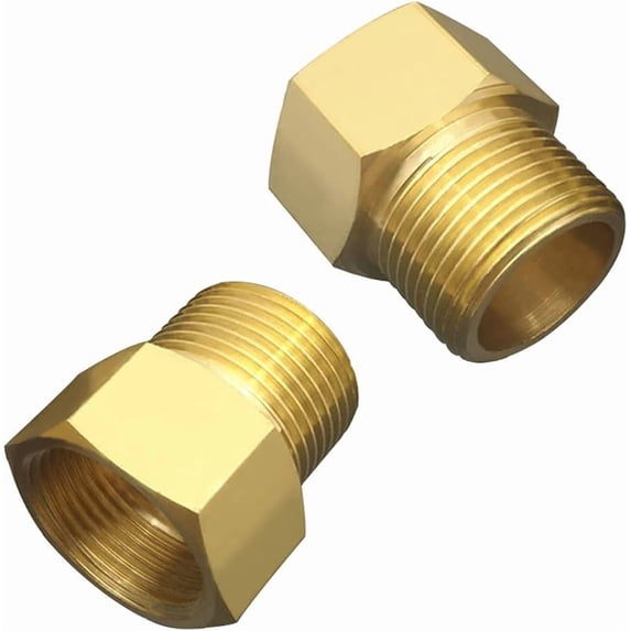 BDKWID-3/4" NPT Thread Female × 3/4" NPT Thread Male Brass Pipe Fitting ...