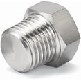 BDKWID-3/8" NPT Male Outer Hex Head Thread Plug Pipe Fitting, 304 ...