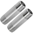 BDKWID-304 Stainless Steel Nipple Pipe Fitting 3/4" NPT X 3/4" NPT Male ...