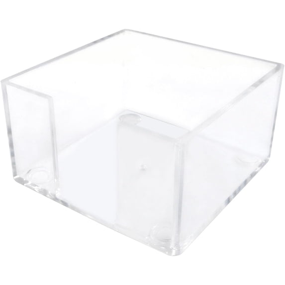 BDKWID-3x3 Inch Sticky Note Holder, Clear Acrylic Sticky Dispenser ...