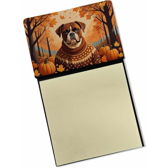 BDKWID-Boxer Fall Sticky Note Holder Refillable Dispenser Self-Sticky ...