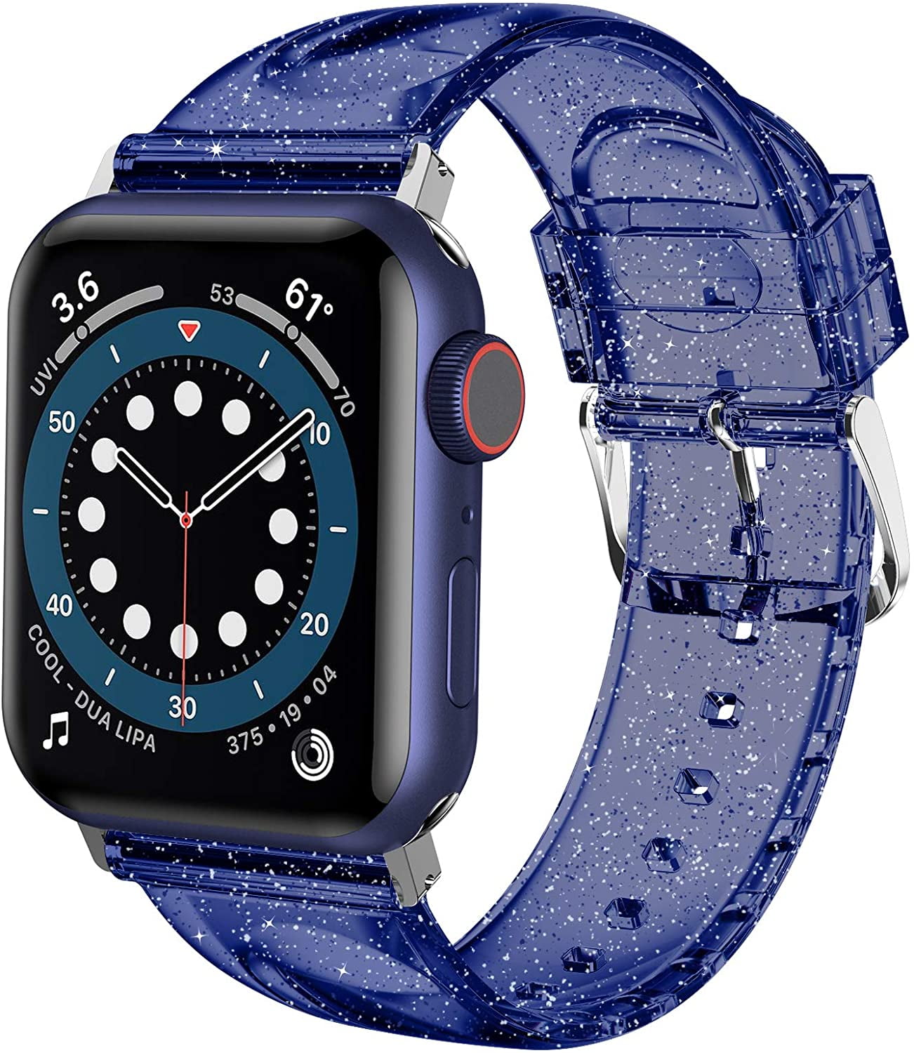 BDKWID-Compatible with Apple Watch Band 46mm 45mm 44mm 42mm, Soft ...