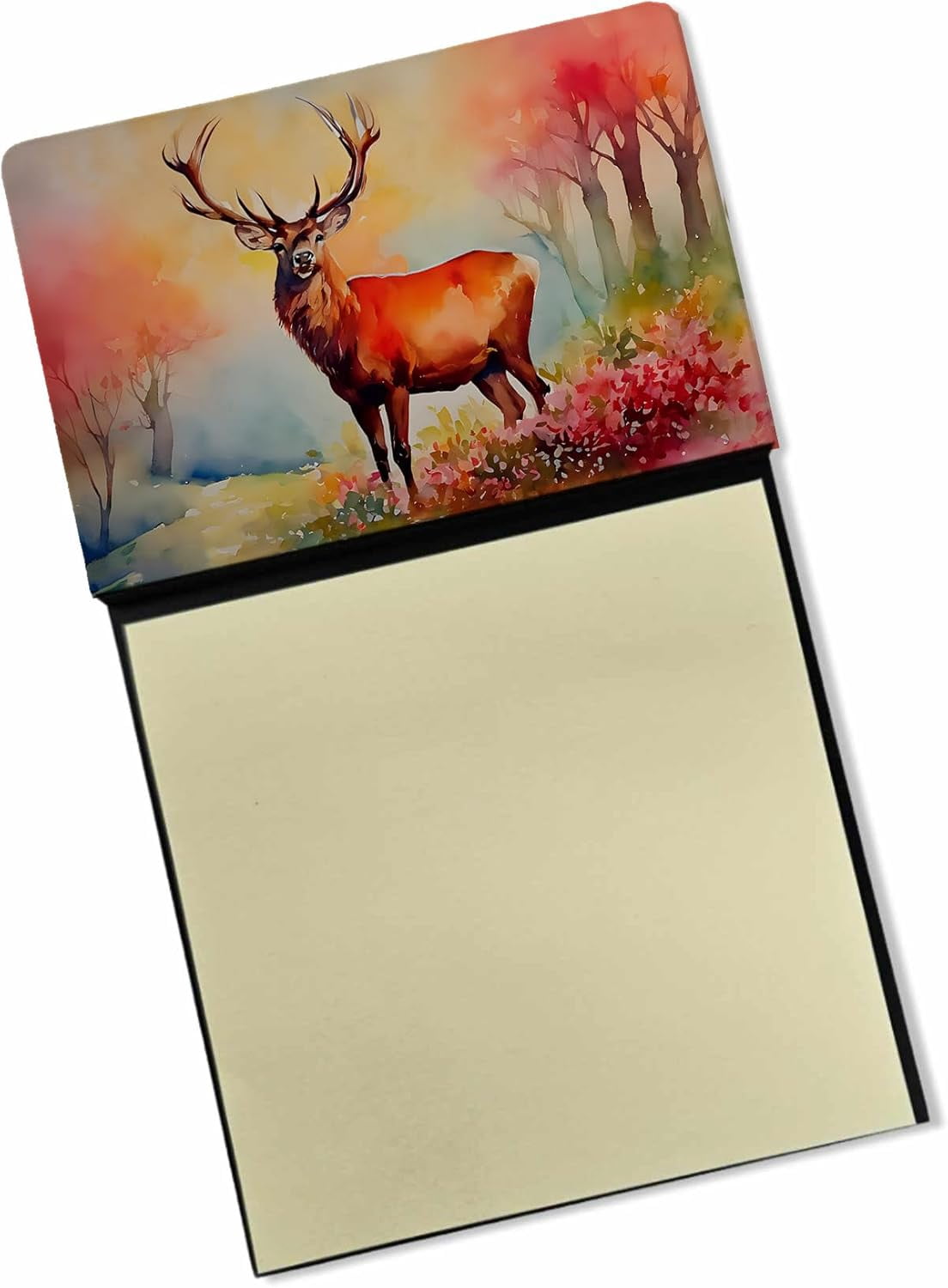 BDKWID-Deer Stag Sticky Note Holder Refillable Dispenser Self-Sticky ...